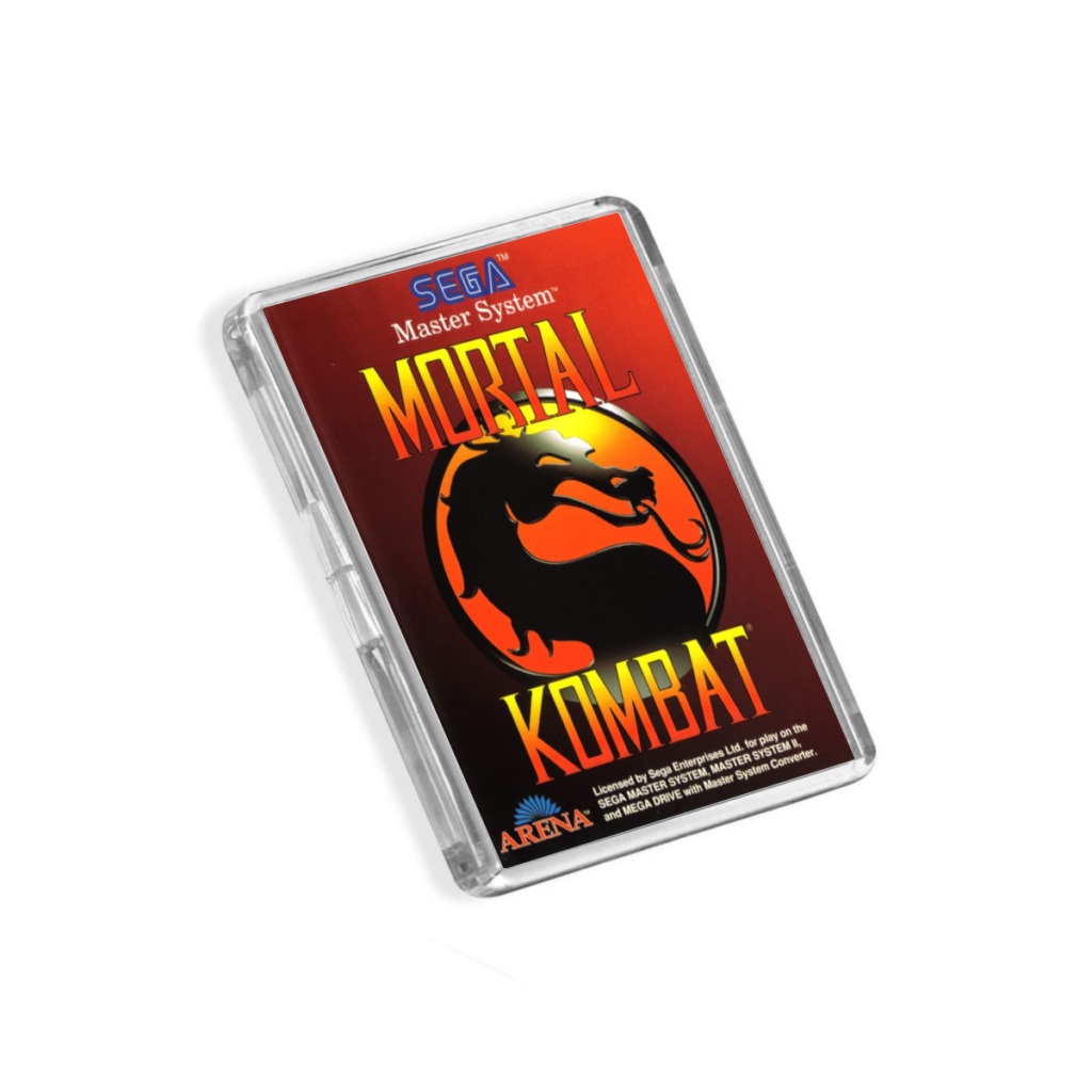 Mortal Kombat Master System-Inspired Magnet